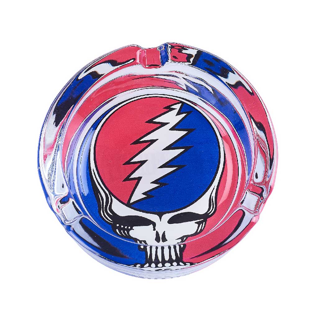 GRATEFUL DEAD GLASS ASHTRAY – Bongstown
