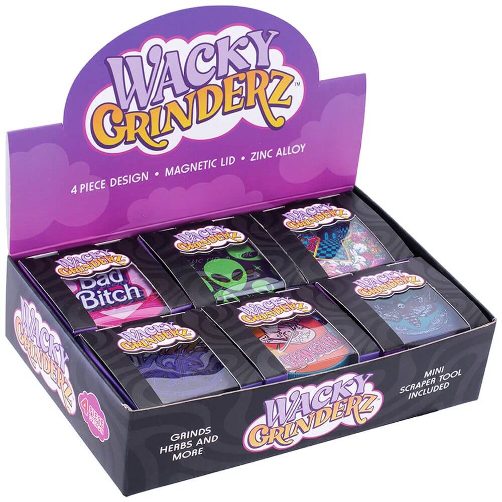Wacky Grinderz Extra Wacky Assortment - 6CT Display – Bongstown