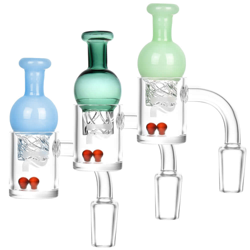 Pulsar Quartz Banger w/ Helix Carb Cap – Bongstown